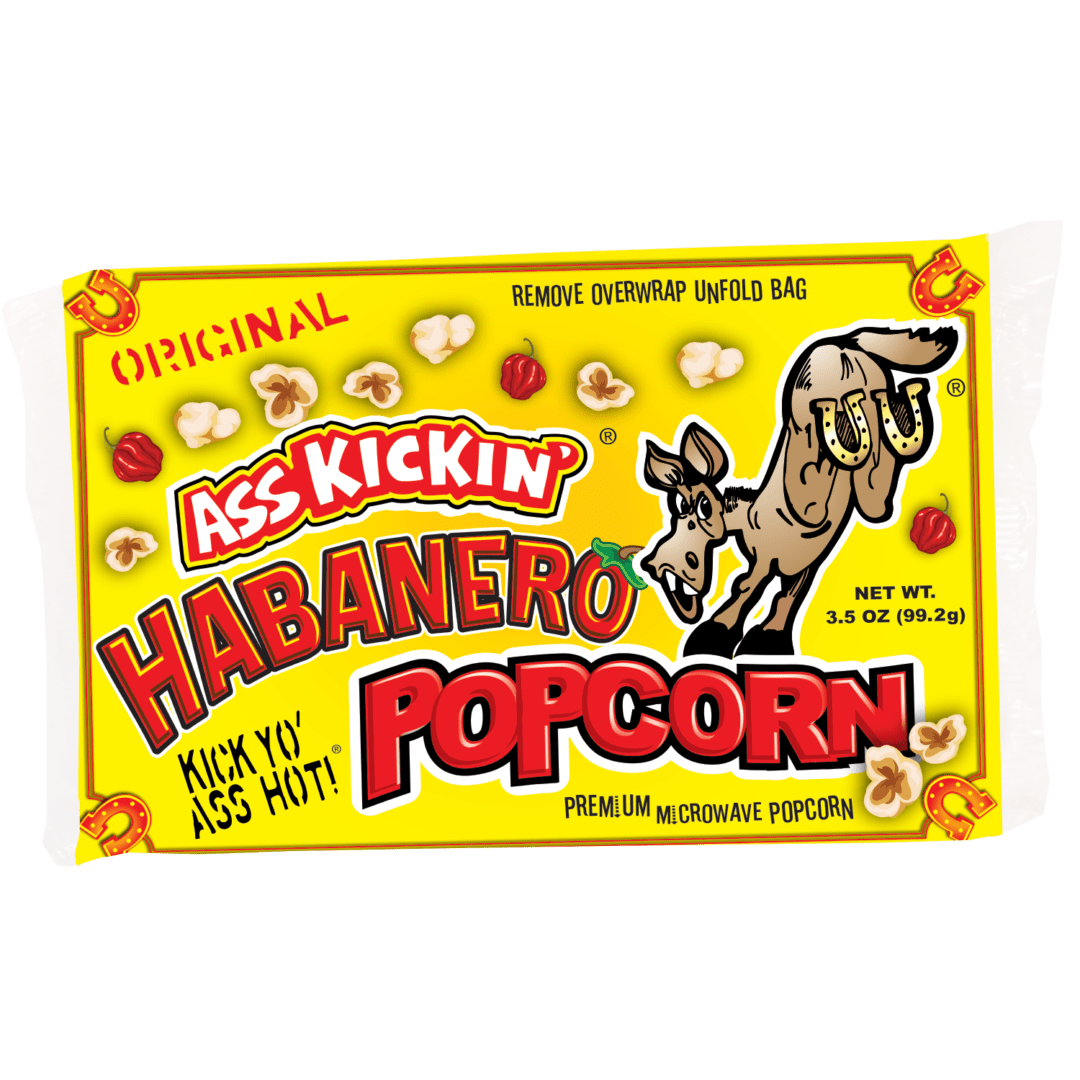 Ass Kickin’ Habanero Microwave Popcorn – 3.5 oz – RONNINGS