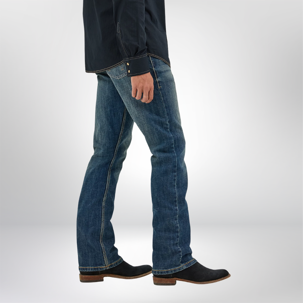 Men’s Wrangler Retro® Slim Fit Bootcut Jean – Medium Wash – RONNINGS